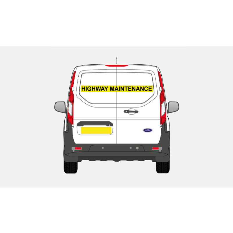 Highway Maintenance Sticker